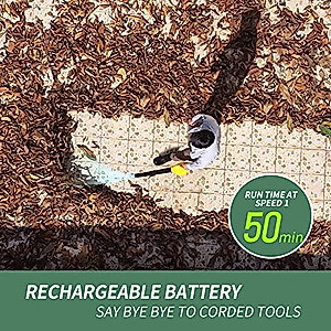 Cordless Leaf Blower Battery Operated: 20V Electric Mini Handheld Leaf Blower - Lightweight Small Powerful Blower Battery Powered for Patio | Jobsite