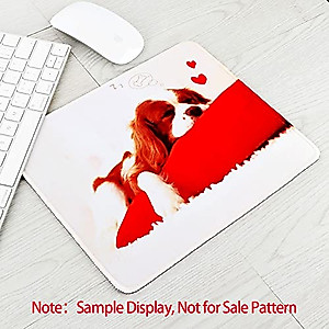 Wugao 2025 Calendar Mouse Pad with US,Cat Fish Table Mouse Pad with Stitched Edges
