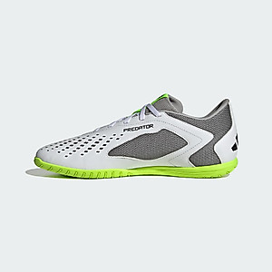 adidas Predator Accuracy.4 Indoor Footwear White/Core Black/Lucid Lemon Men's 11, Women's 12 Medium