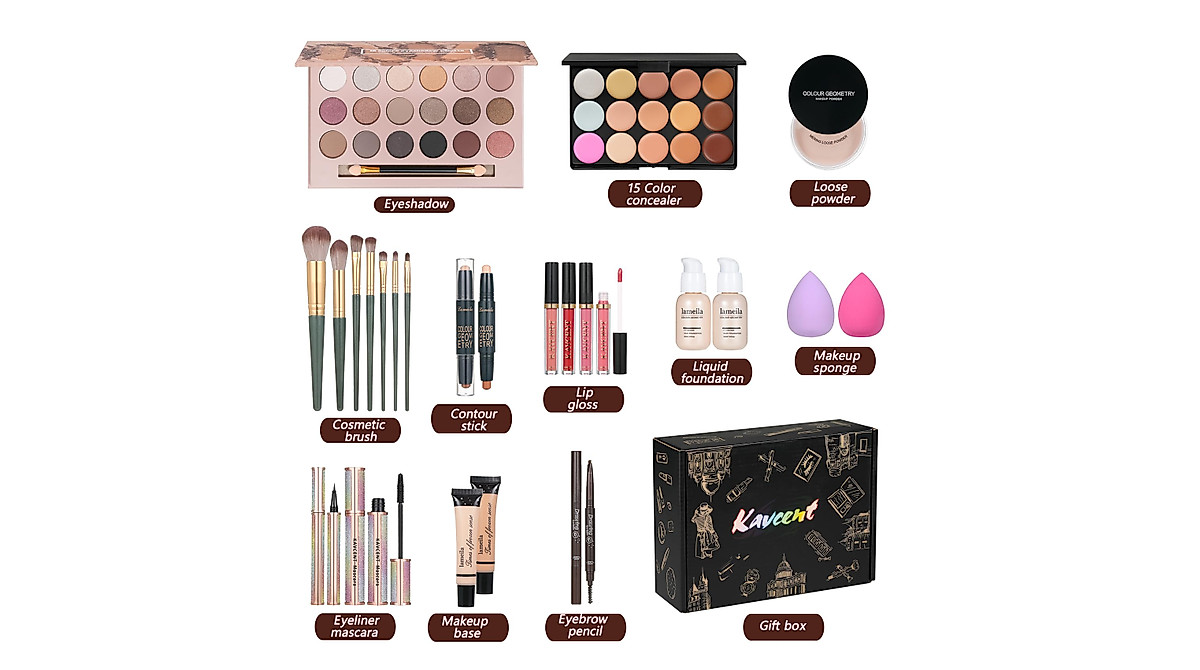 Teens Makeup Kit - Full Makeup Set for Women & Gifts | KAVCENT