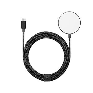 Native Union Snap Magnetic Wireless Charger – MagSafe Charging for iPhone 14, 14 Plus, 14 Pro, 14 Pro Max – Built-in 10ft / 3m USB-C Cable – 15W Fast-Charging for Qi-Compatible Devices (Cosmos)