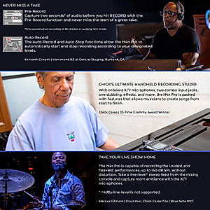 Zoom H4n Pro 4-Input / 4-Track Portable Handy Recorder with Onboard X/Y Mic Capsule (Black) + 32GB Memory Card + Professional Lavalier Condenser Microphone + 4 AA Batteries and Charger