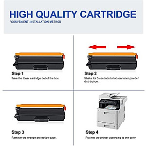 LVELIMIT Compatible Toner Cartridge Replacement for Brother TN433 TN-433 TN431 MFC-L8900CDW MFCL8900CDW HLL8360CDW HL-L8360CDW HL-L8260CDW MFC-L8610CDW HLL8360CDWT Printer 3Pack