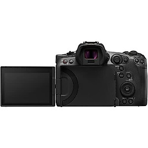 Canon EOS R5 C Mirrorless Cinema Camera 24-105STM Lens + Commander Starter Kit + Lens Filters + CASE + 64GB Memory Card+Extra Battery+Shot-Gun Microphone (18PC Bundle) (Renewed)