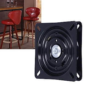 7“ Lazy Susan Turntable Bar Stool Swivel Plate Automatic Rebound Stool Rotating Base Chair Turntable Base for Home Bar Office Furniture Replacement