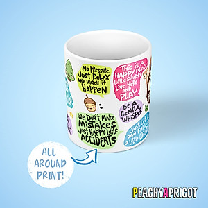 Bob Ross Coffee Mug with Quotes 11oz Bob Ross Gift