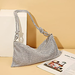 sveter Black Rhinestone Purse for Women Evening Bag Sparkly Clutch