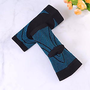 Healifty Socks Plantar Compression Foot Faja for Ankle Support Elastic Socks Lackish Pair