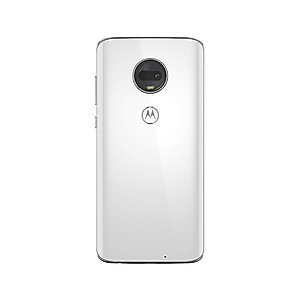 Motorola Moto G7 (64GB, 4GB RAM) Dual SIM 6.2" 4G LTE (GSM Only) Factory Unlocked Smartphone International Model XT1962-4 No Warranty (Clear White)