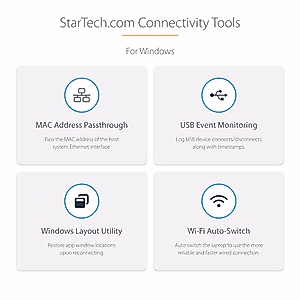 StarTech.com USB 3.0 Dual Monitor Docking Station with HDMI & DVI/VGA, 6x USB-A Ports, Ethernet, Audio & USB Type-A Hub, Universal Laptop Dock - Windows/macOS/ChromeOS (USB3SDOCKHD)