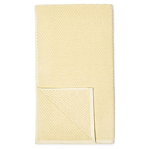 Amazon Basics Odor Resistant Textured Bath Towel, 30 x 54 Inches - 2-Pack, Yellow