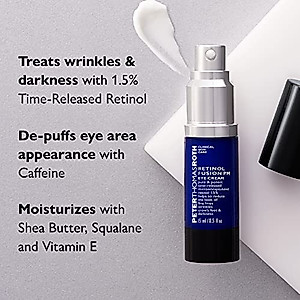 Retinol Fusion PM Eye Cream | Retinol Eye Cream for Dark Circles and Puffiness, Anti-Aging Eye Cream