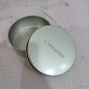 LARBANKE Metal boxes Sleek Round Metal Boxes - Elegant Storage Solutions with a Twist