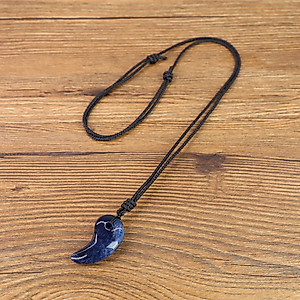 COAI Japan Matagama Sodalite Blue Stone Necklace for Women Men