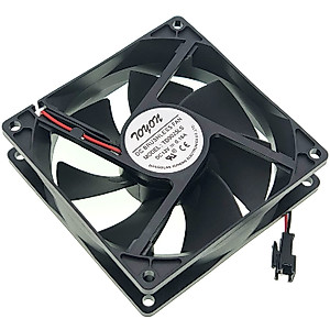 TD9025LS 9025 Cooling Fan for Wine Fridge, Hotel Refrigerator,DC12V 0.16A 1.92w 2-Wire 90x90x25MM brushless Fan