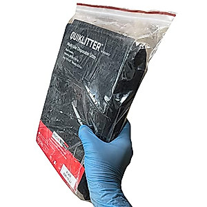 The Original Rescue Essentials Brand QuikLitter, Black Nylon Handles, Non-Woven Fabric, 500 Lb Rated, Low Cost, Disposable for Patient Transfer, Casualty Evacuation
