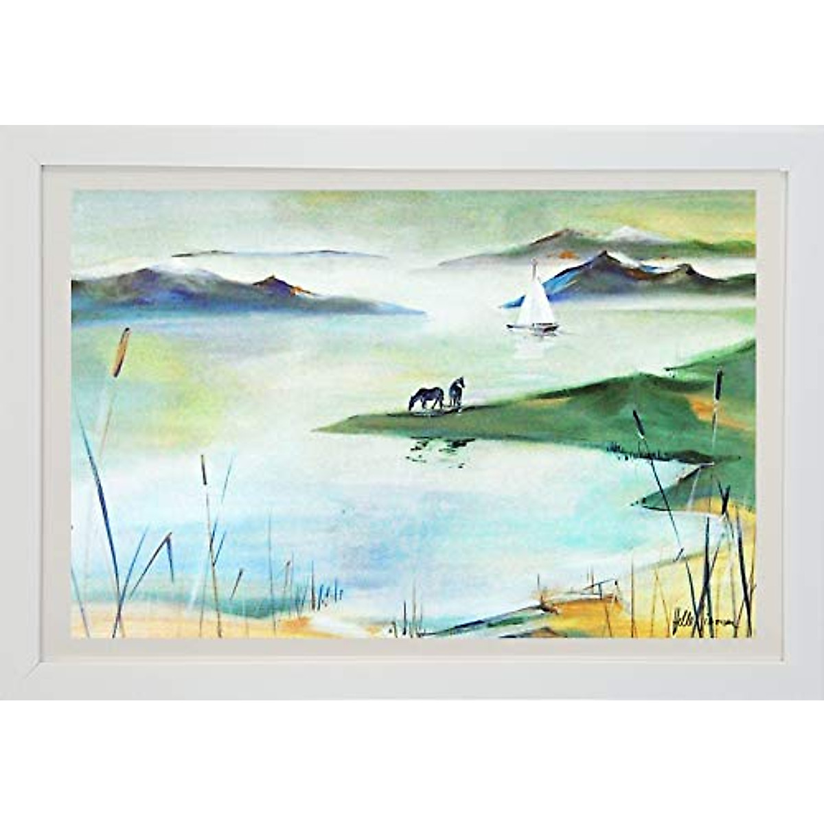 Lake I (Scenic Decor Art Framed)