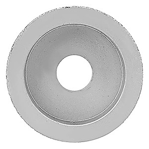 Diamond Grinding Cup Wheel, Wet Dry Diamond Cutting Grinding Disc, 7.3cm Brazed Diamond Concave Abrasive Wheel for Stone Ceramic Glass(1.5)