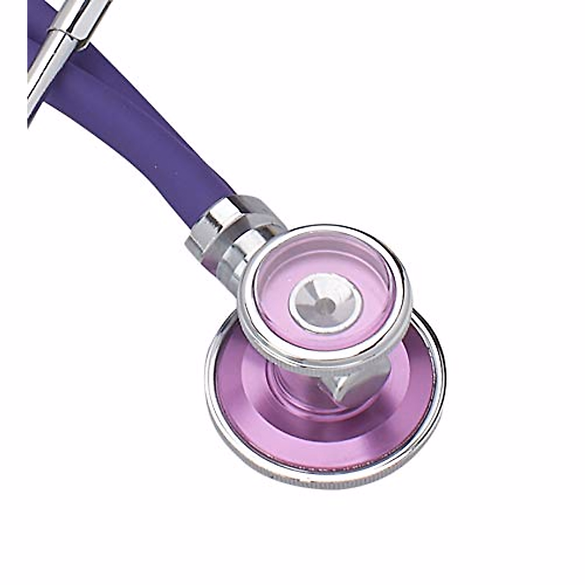 Dual Head Sprague Rappaport Stethoscope with Matching Chest Piece (Purple)