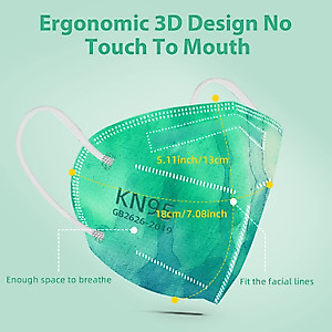 iHoo 30pcs KN95 Face Masks for Kids, Individually wrapped with Mask Holder, Breathable & Comfortable 5-Ply Multicolor KN95 Masks for Boys Girls Age 4-10