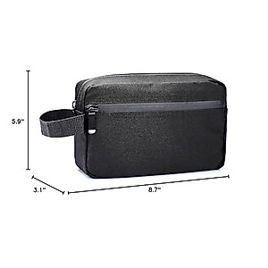 Etercycle Toiletry Bag for Men, Portable Travel Toiletry Organizer Bag,Shaving Bag for Toiletries Accessories (Black)