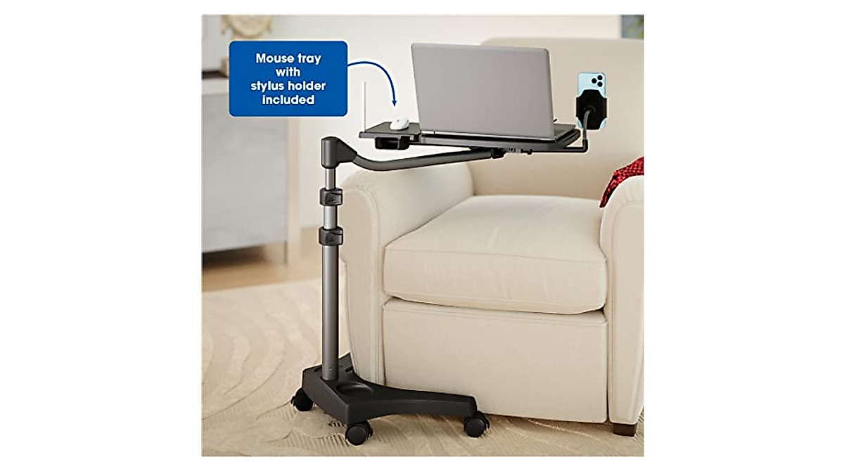 LEVO G2 V16 Mobile Laptop Stand – Ergonomic Adjustable Rolling Desk