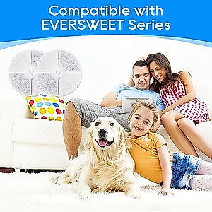 MyfatBOSS Cat Fountain Filters, 10 Pack Pet Fountain Filters, Pet Fountain Filter Replacement, Cat Water Filter Replacement for Pet Water Fountain