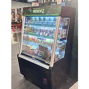 NAFCOOL Open Air Merchandiser Commercial Refrigerator, Grab and Go Showcase Merchandiser Display Cooler