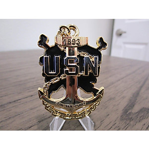 United States Navy Ask The Chief 3 Skulls Chief Petty Officer Challenge Coin