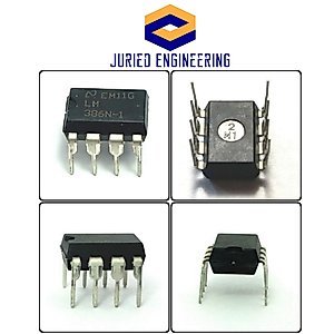 National Semiconductor LM386N-1 LM386 Wide Input Voltage Low Power Audio Amplifier with Internal Gain DIP-8 (Pack of 20)
