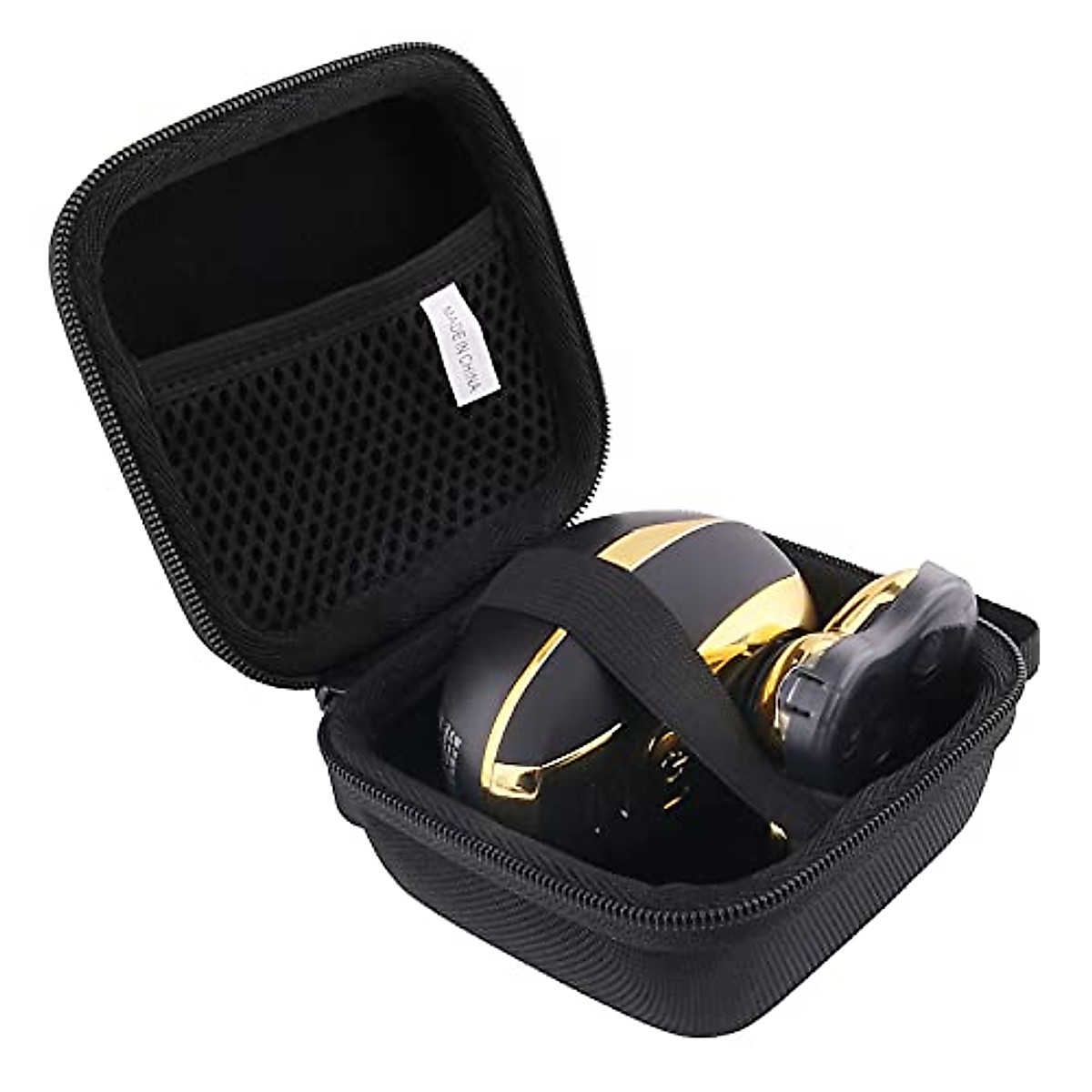 JINMEI Hard EVA Carrying Case Compatible with for Skull Shaver Electric Pitbull Pro Razor, Hard Travel Rotary Men Head Shavers Beard Trimmer Travel Storage Case.