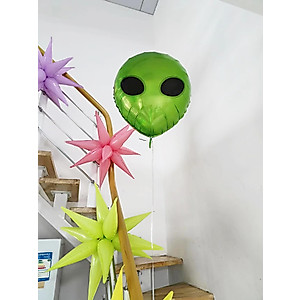 Alien head balloons,Alien UFO party supplies balloons,outer space Alien birthday party decoration,baby shower/carnival circus/halloween party decoration