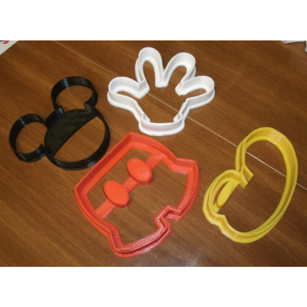 THEME MAGICAL MOUSE CARTOON CHARACTER SET OF 4 COOKIE CUTTERS MADE IN USA PR506