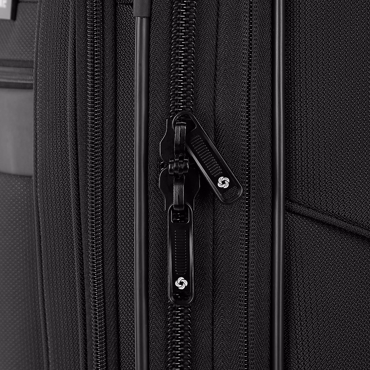 Samsonite Ascella 3.0 Softside Expandable Luggage, Black, Large Exp Spinner