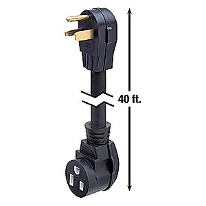 Eastwood 40 FT Heavy Duty Welder Extension Power Cord for MIG TIG Plasma