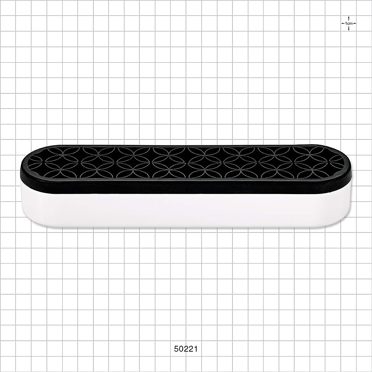 Silicone Makeup Brush Holder: Beauty Tool Organizer, Cosmetic Storage, Sewing and Quilting Notion Stash and Store (Black)