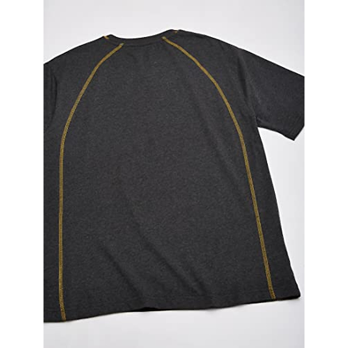 Caterpillar Men's Performance Short Sleeve T-Shirt (Regular and Big & Tall Sizes), Charcoal Heather Grey, Large