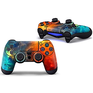 UUShop 4PCS Vinyl Skin Sticker Protector for Sony PlayStation PS4 Controller Joystick - Four Kinds