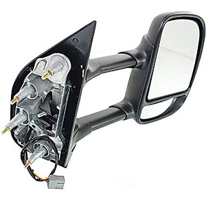 Garage-Pro Mirror Compatible with 2009-2014 Ford E-150, E-250, 2009-2016 E-350 Super Duty and E-450 Super Duty Towing, Passenger Side, Power Glass