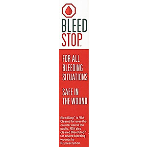 Bleedstop Stop Bleeding in Seconds Emergency First Aid for Home Kids and Family (2) 20g Powder Packets (1)