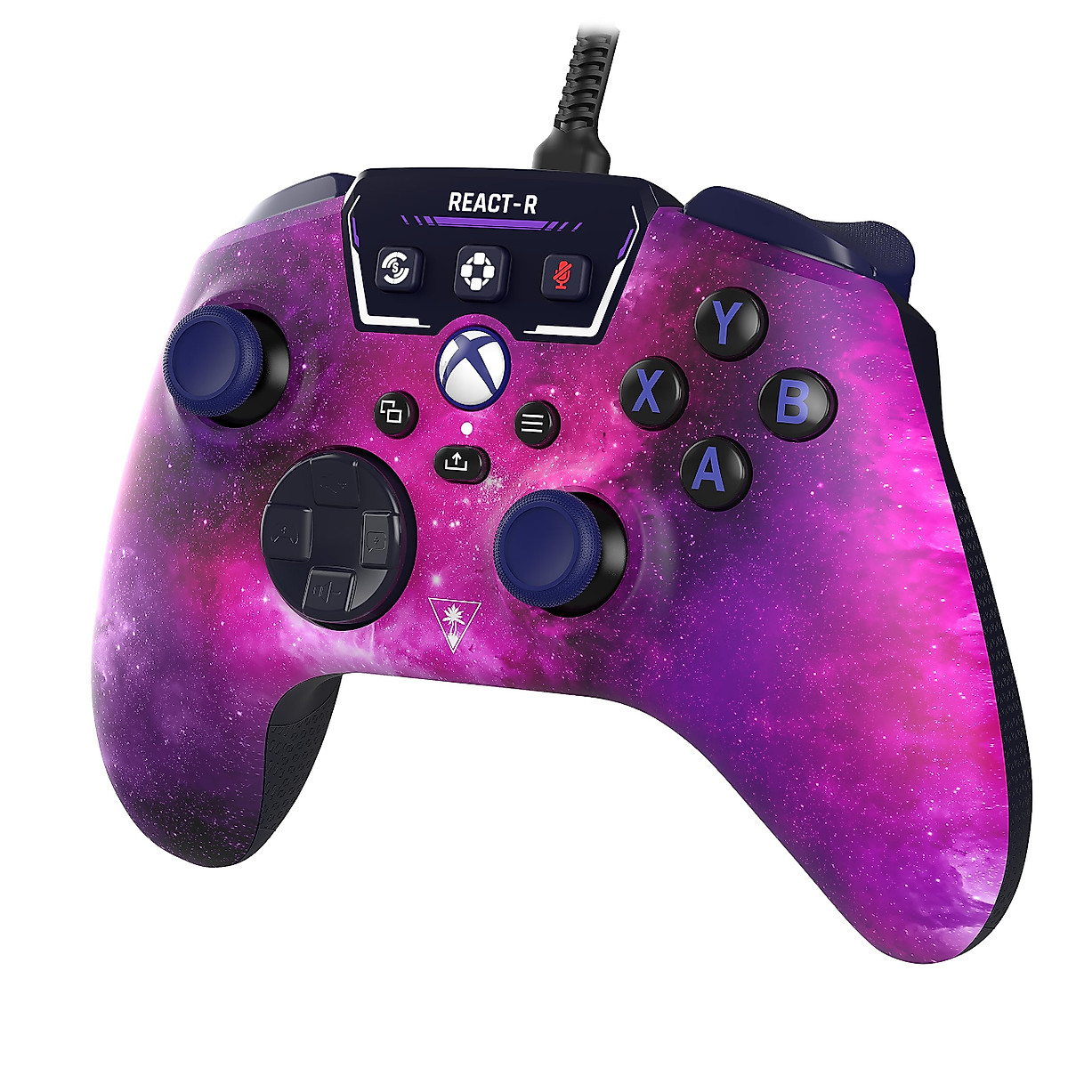 Turtle Beach REACT-R Wired Game Controller – Officially Licensed for Xbox Series X & S, Xbox One, and Windows 10|11 PC’s – Nebula