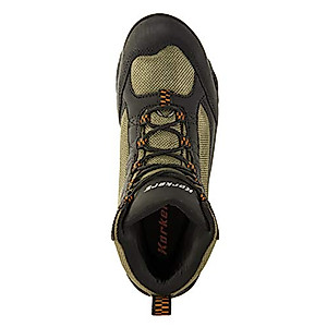 Korkers Greenback Wading Boots - Packed with The Essentials - Includes Interchangeable Kling-On & Studded Kling-On Soles - Size 8