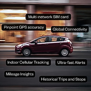 Spytec GPS GL300 Mini GPS Tracker for Vehicles, Cars, Trucks, Loved Ones, Fleets, Hidden Tracker Device for Vehicles with Weatherproof Magnetic Case, Unlimited US and Worldwide Real-Time Tracking App