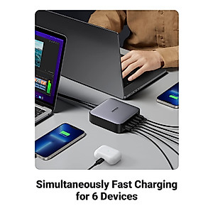 UGREEN 200W USB C Charger with 6.6FT 100W USB C to USB C Cable Fast Charge