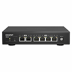 QNAP QSW-2104-2T 2-Port 10GbE RJ45 and 4-Port 2.5GbE RJ45 Unmanged Switch