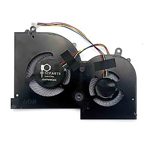 BestParts New CPU+GPU Cooling Fan Replacement for MSI GS65 Stealth Thin, MS-16Q2 P/N: 16Q2-CPU-CW, 16Q2-GPU-CW (Does not fit MS-16Q4 MS-16Q5) Pair Fans