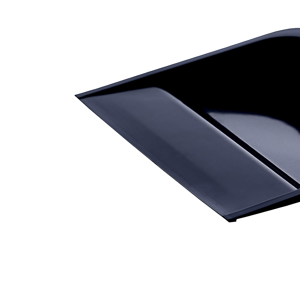 Superio Heavy Duty Plastic Dustpan with Comfort Grip Handle Black, Durable, Lightweight Multi Surface Dust Pan Easy Broom Sweeping, 10 inches Wide, 1-Pack