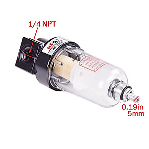 AF2000 Pneumatic 1/4G Inch Air Oil Water Filter Air Tool Compressor Filter Air Filter Kit
