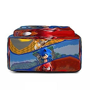 Cugefuo 2PC Boy Backpack and Lunch Bag 16in 3D Printed Cartoon Game Backpack Laptop Backpack with Lunch Box