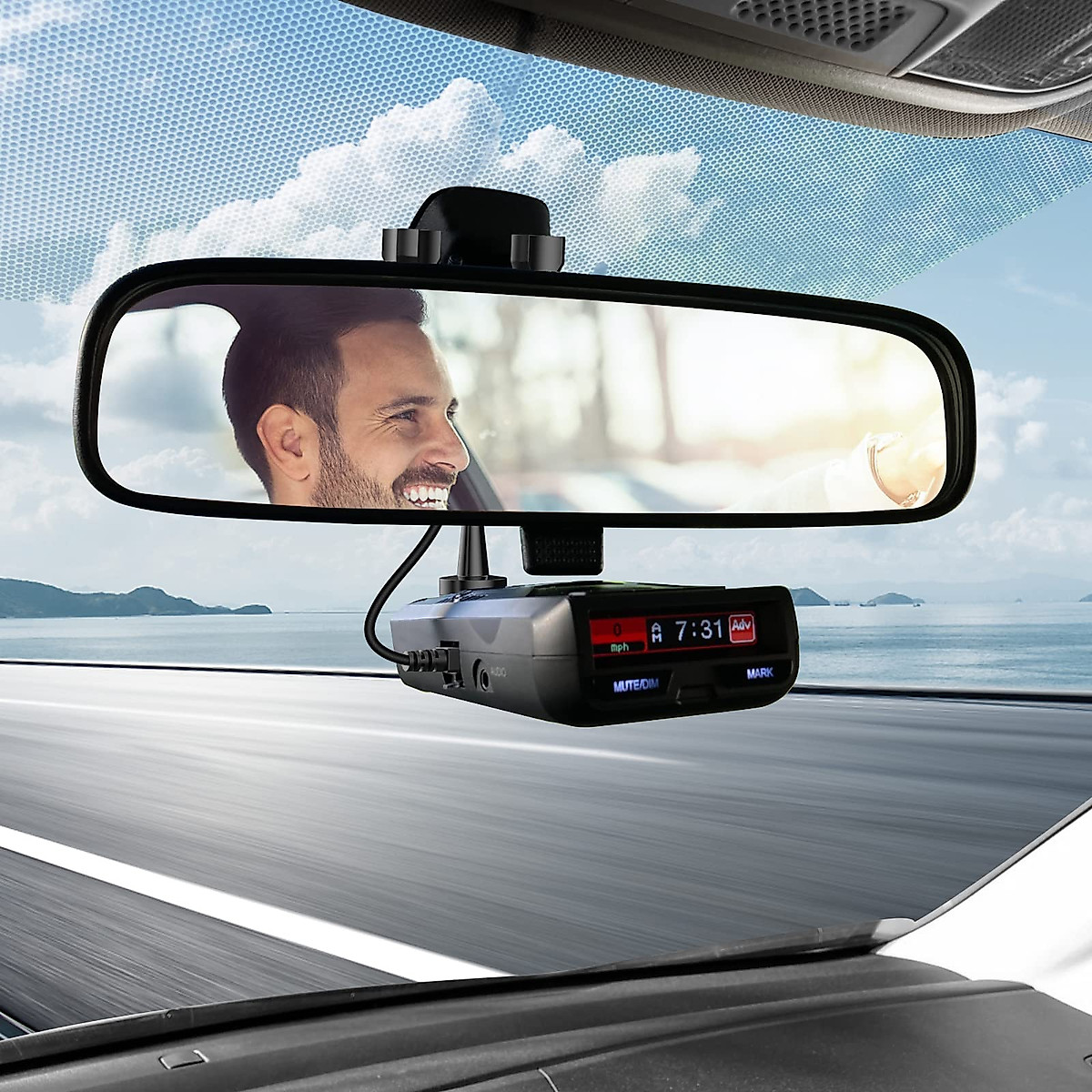 Radar Detector Hardwire Power Cord, Rearview Mirror Plug Cable,with Inline Fuse Holder,Suitable for Uniden Escort Beltronics Valentine One Cobra Whistler Radar Detector,3-Piece Set,13.7'' (RJ11)